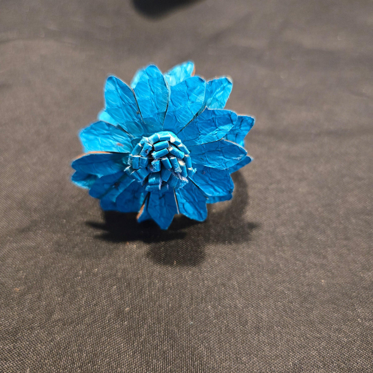 Leather Flower Ring – Ase Origins
