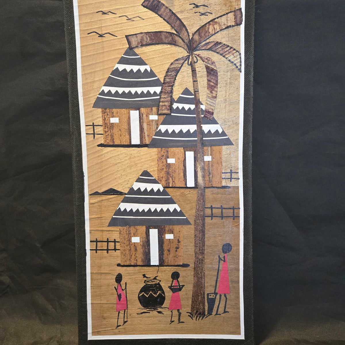 Village Banana Leaf Collage – Ase Origins