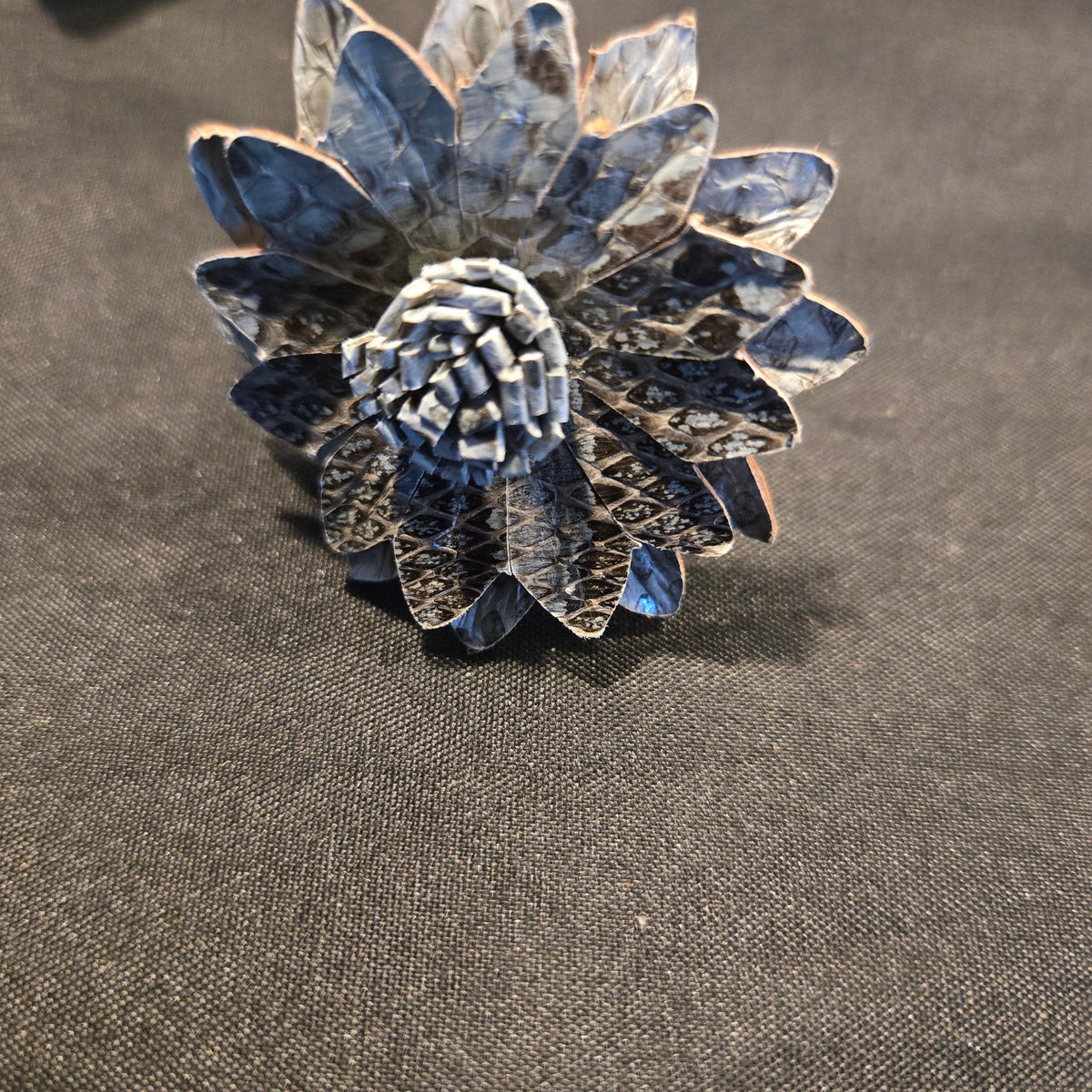 Leather Flower Ring – Ase Origins